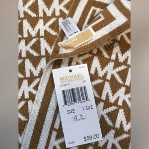 Michael Kors | Accessories | Michael Kors Signature Monogram Scarf Nwt ...